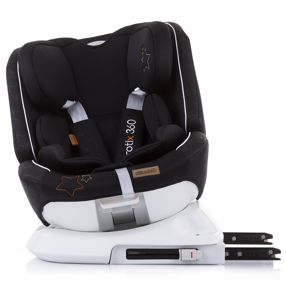 Scaun auto Chipolino Rotix 0-36 kg carbon cu sistem Isofix - Bebebliss.ro